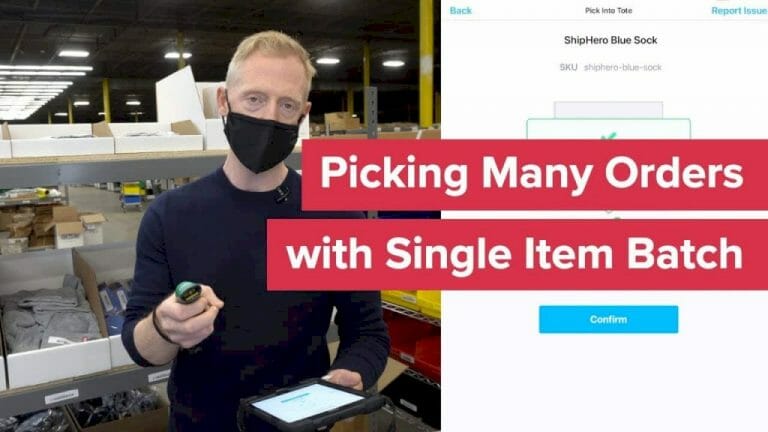 Picking Many Orders Using ShipHero Warehouse Management Software ...