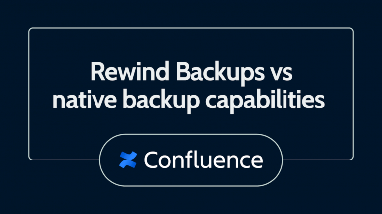 Confluence Native Backup Solutions And Rewind Backups, Compared ...
