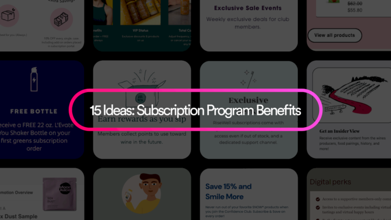 15 Ideas For Boosting Subscriber Loyalty: Building Exciting Subscription Program Benefits ...