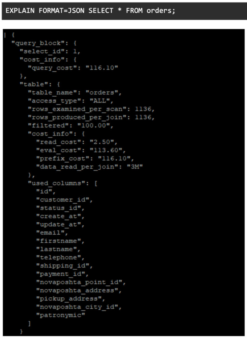 Visualizing MySQL Performance: A Deep Dive Into EXPLAIN Output Formats | Ecommerce Fastlane