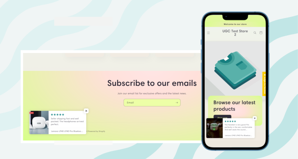 Show Off Your Top Reviews With The Pop-Up Widget | Ecommerce Fastlane