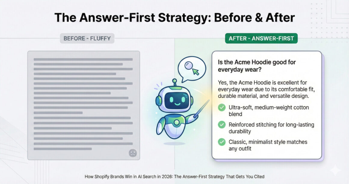 How Shopify Brands Win In AI Search In 2026: The Answer-First Strategy ...