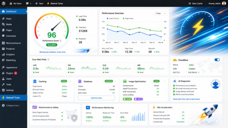 Sitetrail Turbo против WP Rocket: какой плагин для повышения скорости ...
